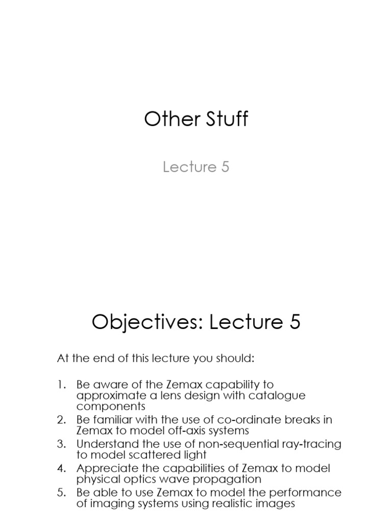 Lecture 5 | PDF | Optics | Diffraction