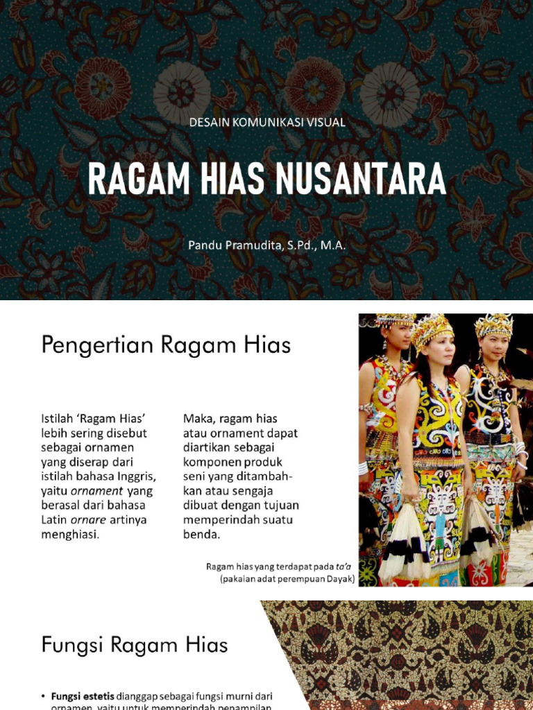 1 - Pengantar Ragam Hias Nusantara | PDF