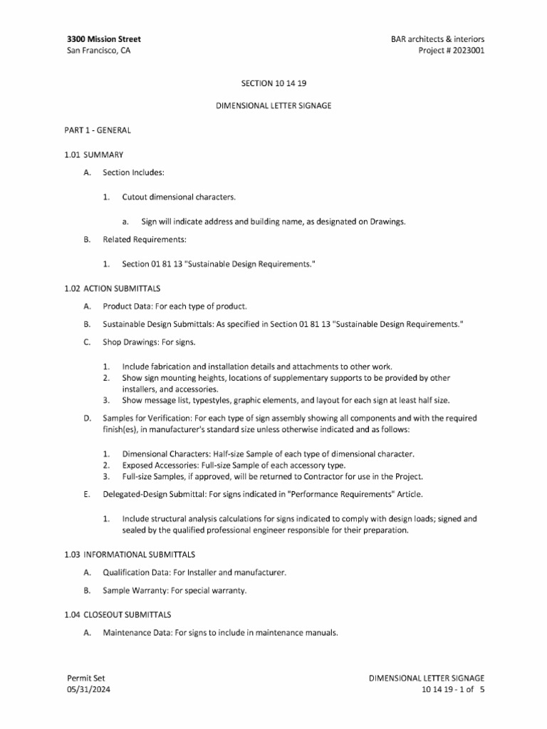 Dimensional Letter Signage Specifications | PDF | Screw | Sheet Metal