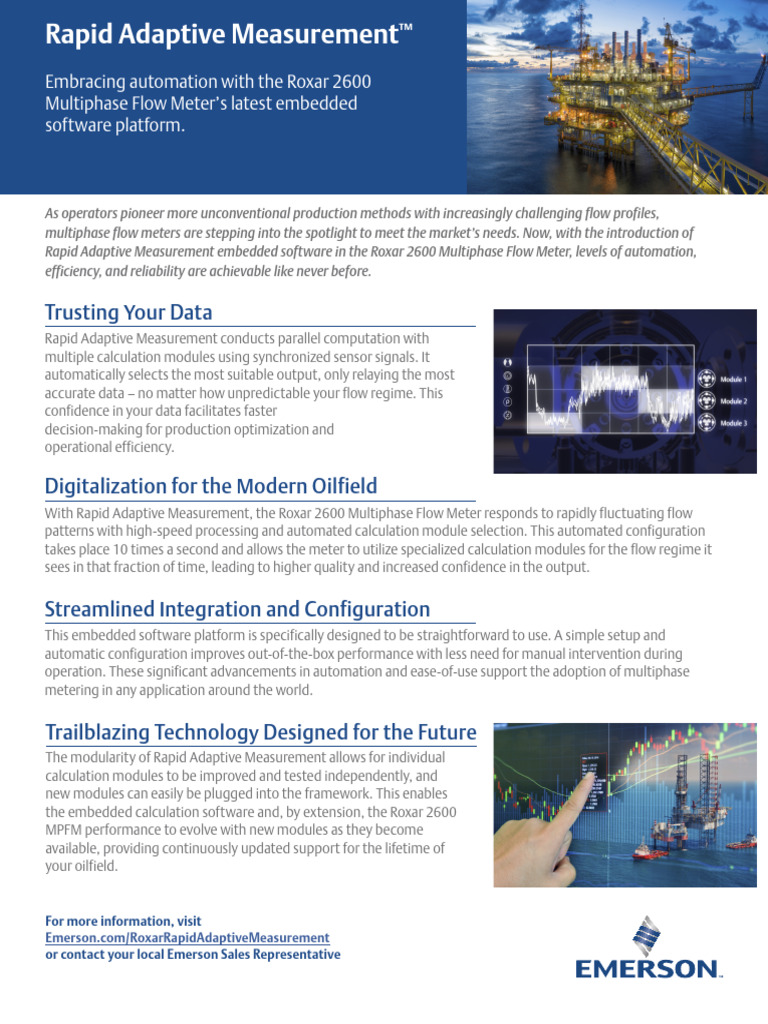 Flyer Roxar Rapid Adaptive Measurement en 7257818 | PDF | Automation ...