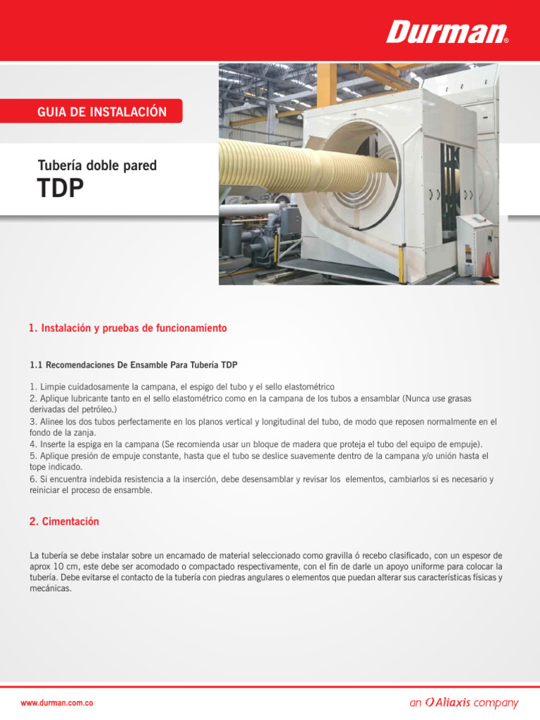 Ficha Instalacion TDP | PDF