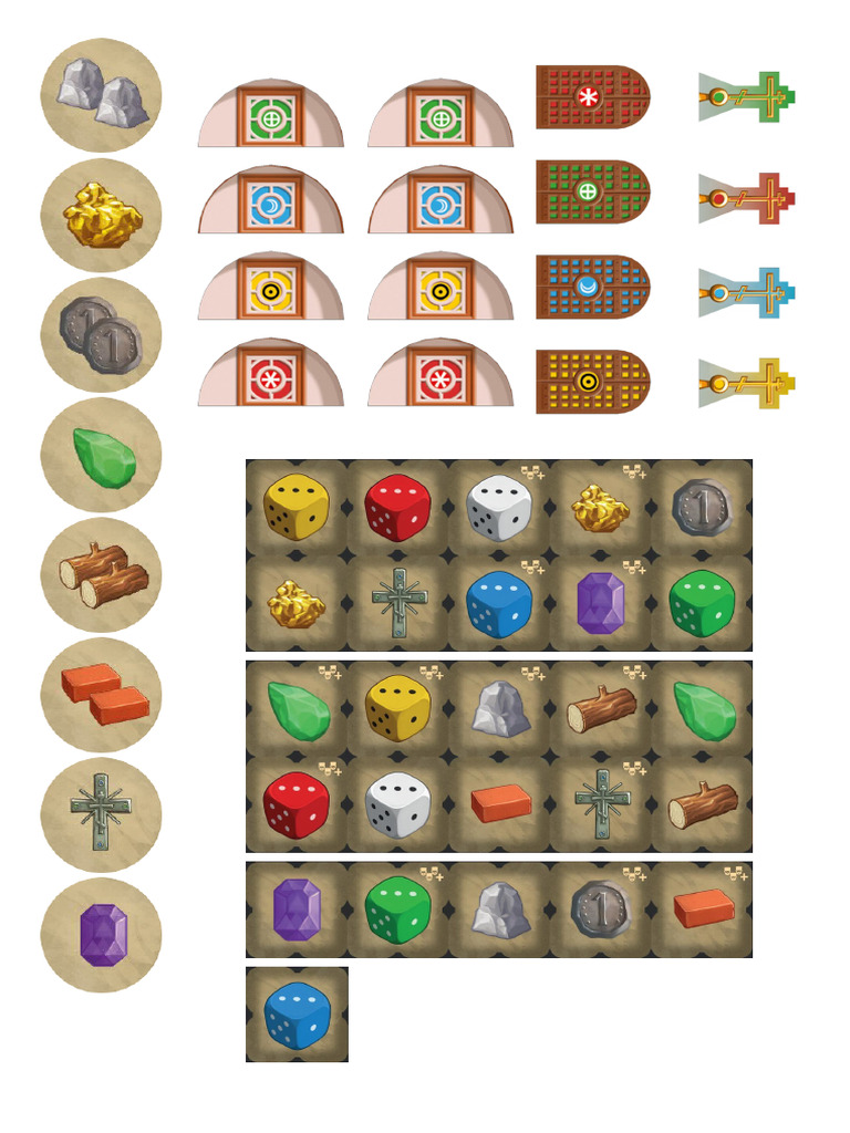 2 Red Cathedral Tokens | PDF