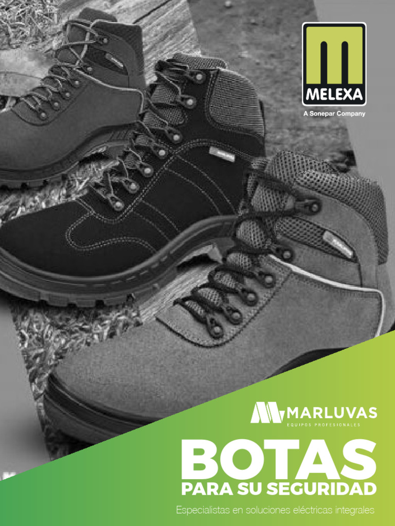 Protección Personal Botas Melexa | PDF | Cloruro de polivinilo | Tela ...