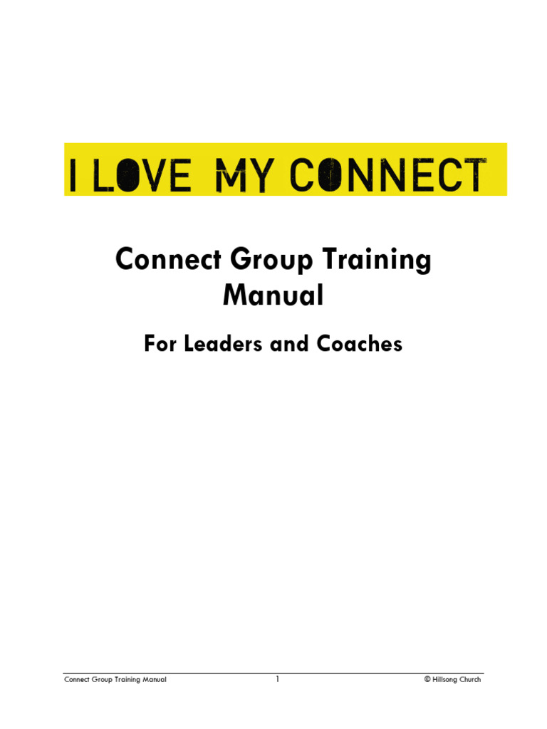 Connect Group Manual | PDF | Jesus | Prayer Connect Group Manual | PDF | Jesus | Prayer
