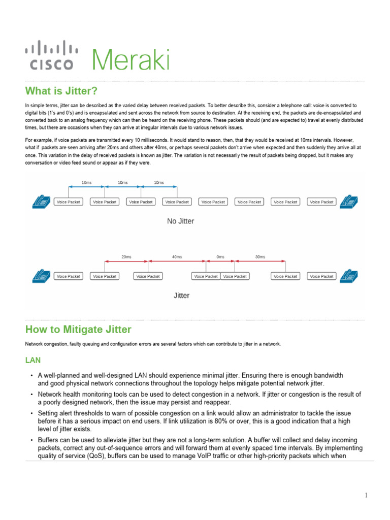 What Is Jitter | PDF | Computer Network | Quality Of Service