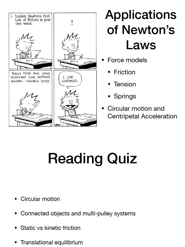 Newton's Laws: Friction and Motion | PDF | Force | Friction