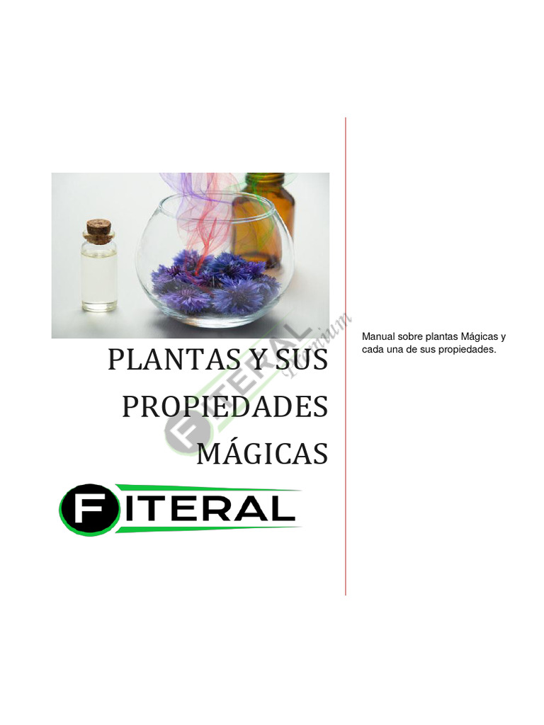 Plantas Magicas Con Marca De Agua Pdf Ajo Incendios