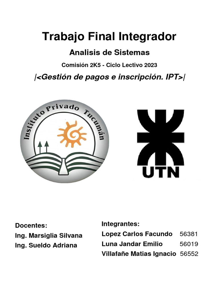 Trabajo Final Integrador | PDF | Software