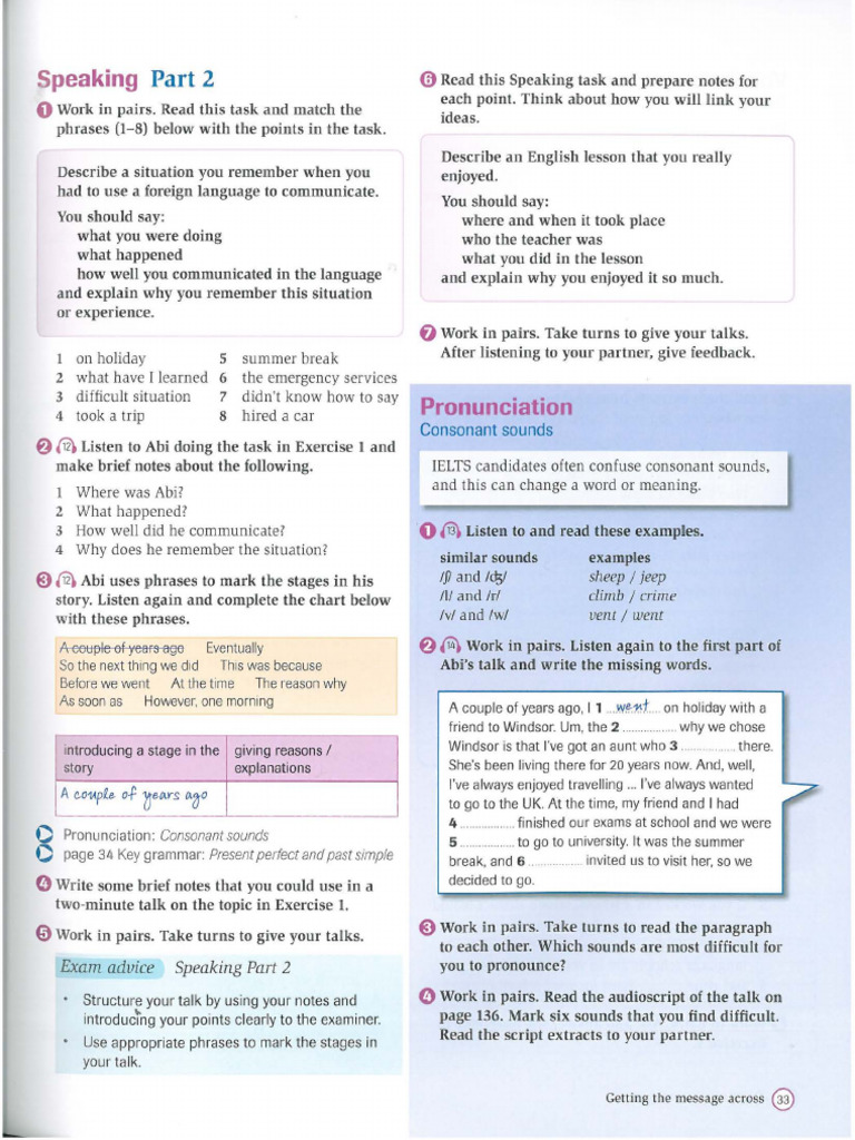 SPEAKING + WRITING IELTS (More Activities) | PDF | Noun | Plural