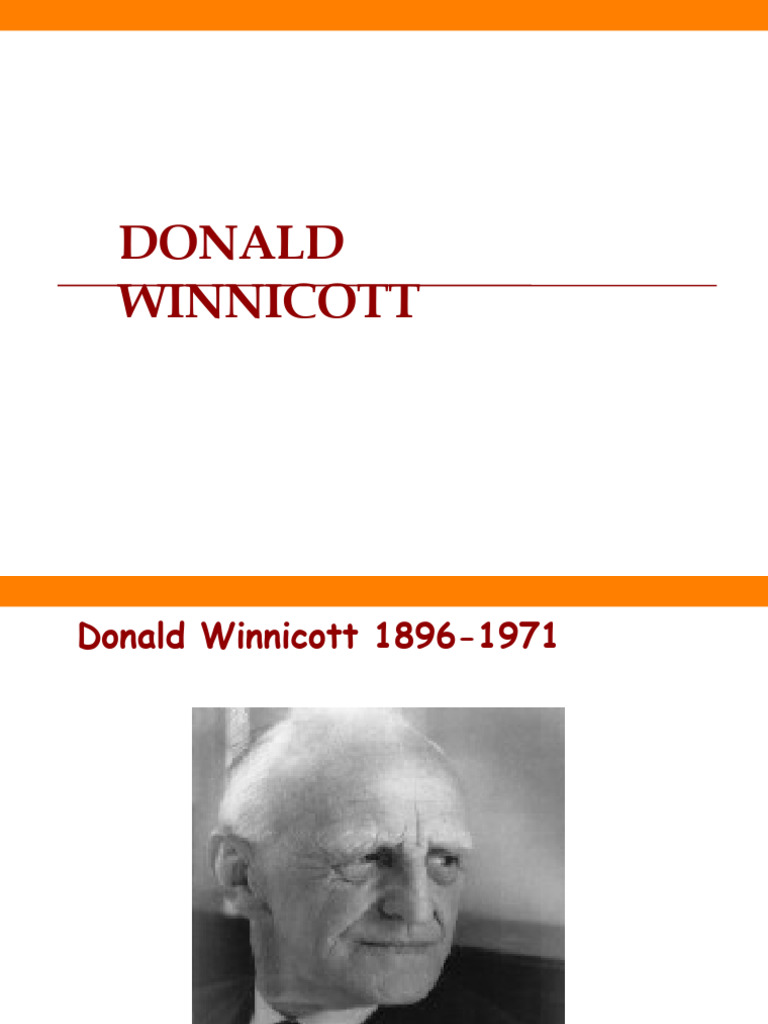Teorías de Donald Winnicott sobre el Self | PDF | Psicoanálisis | Sicología