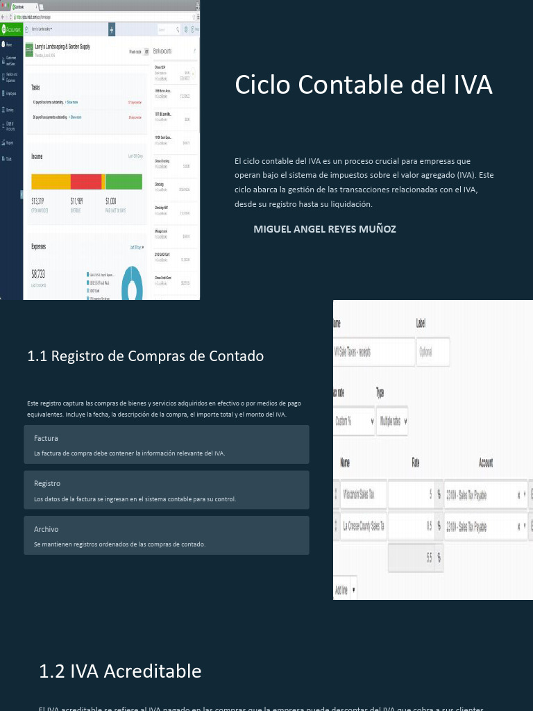 Ciclo Contable Del IVA | PDF | Impuesto al valor agregado | Contabilidad