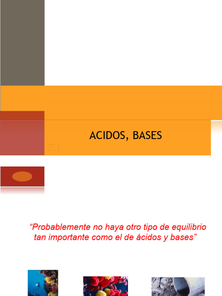 Acidos y Bases | PDF | Ácido | Ph