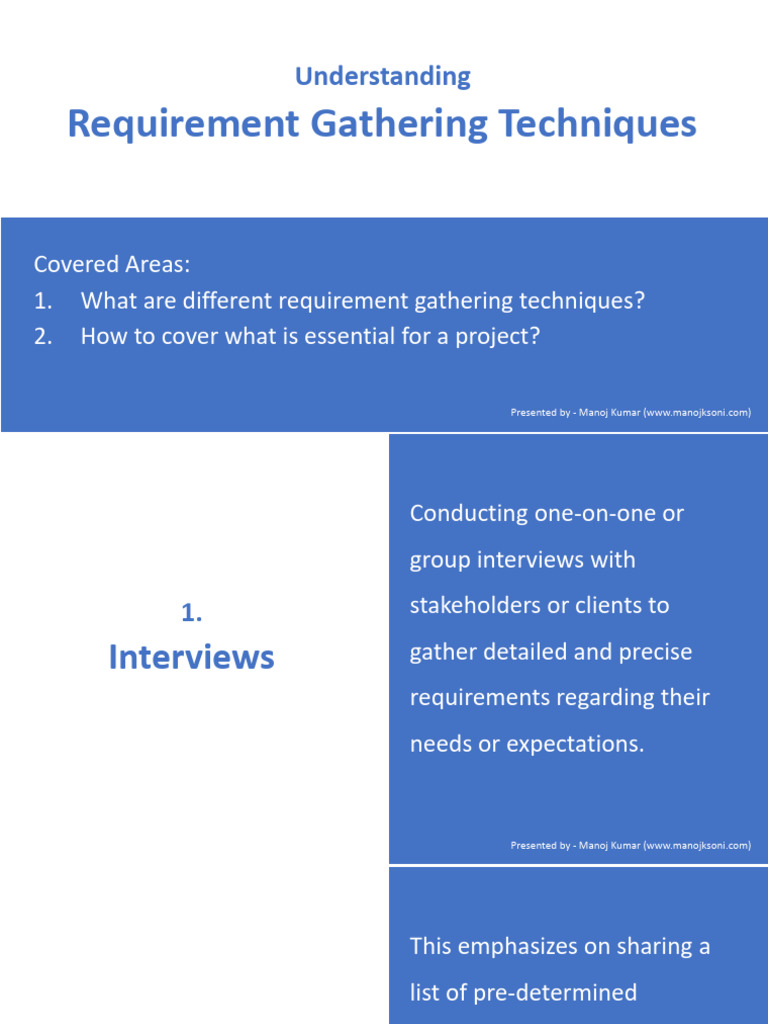 ? Mastering Requirement Gathering Techniques ? | PDF | System ...