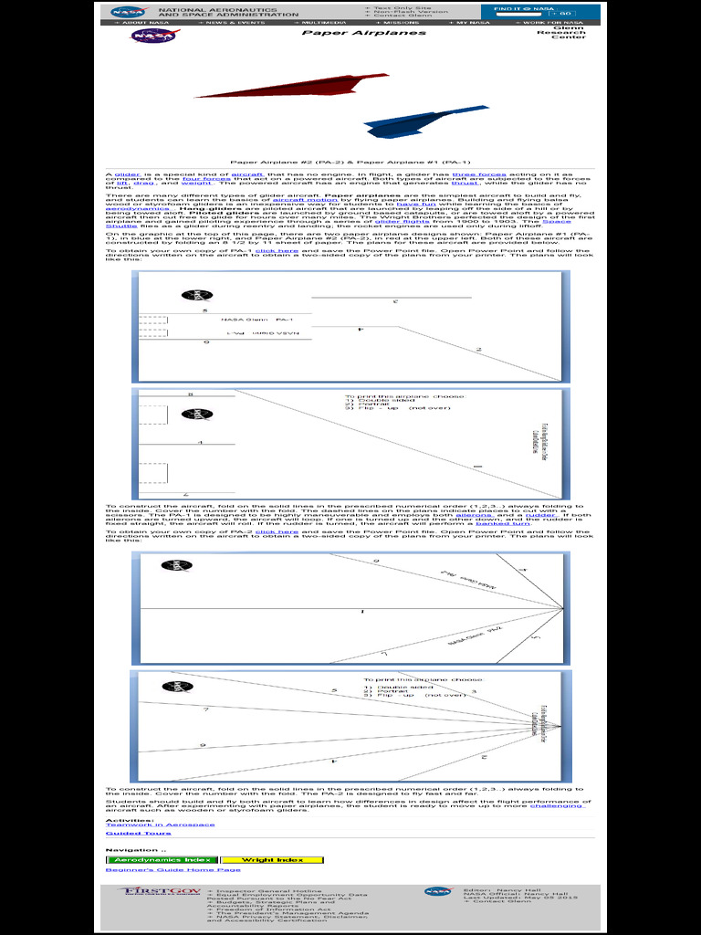 Paper Airplanes | PDF | Aircraft | Airplane
