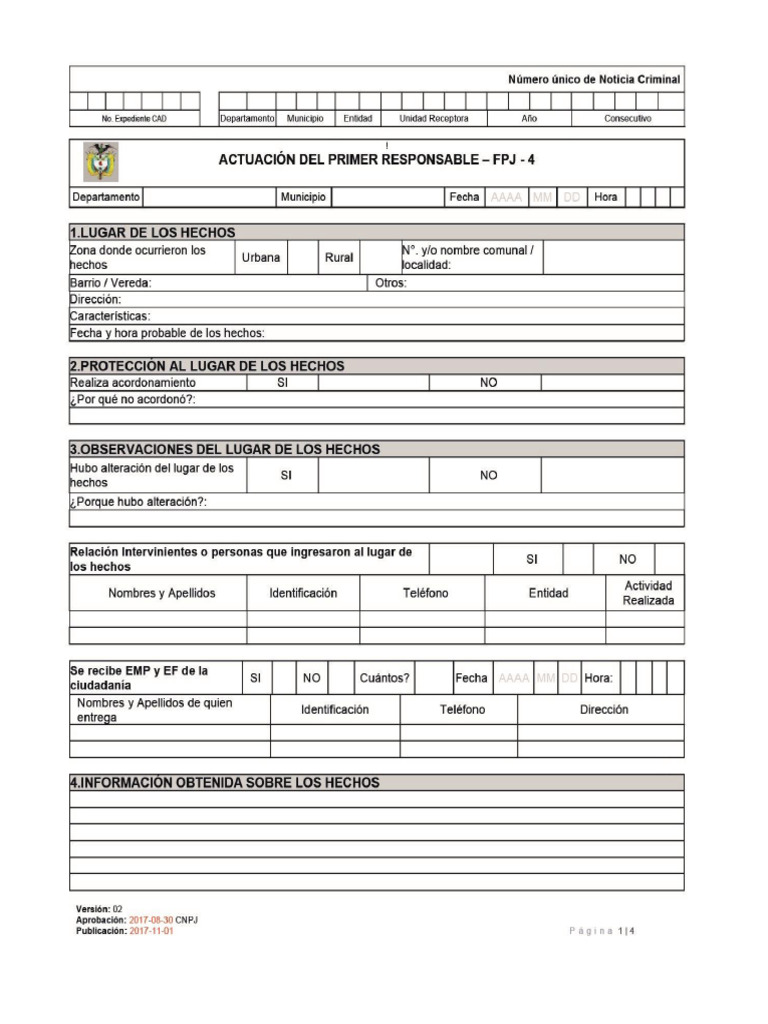 Formato Primer Respondiente | PDF