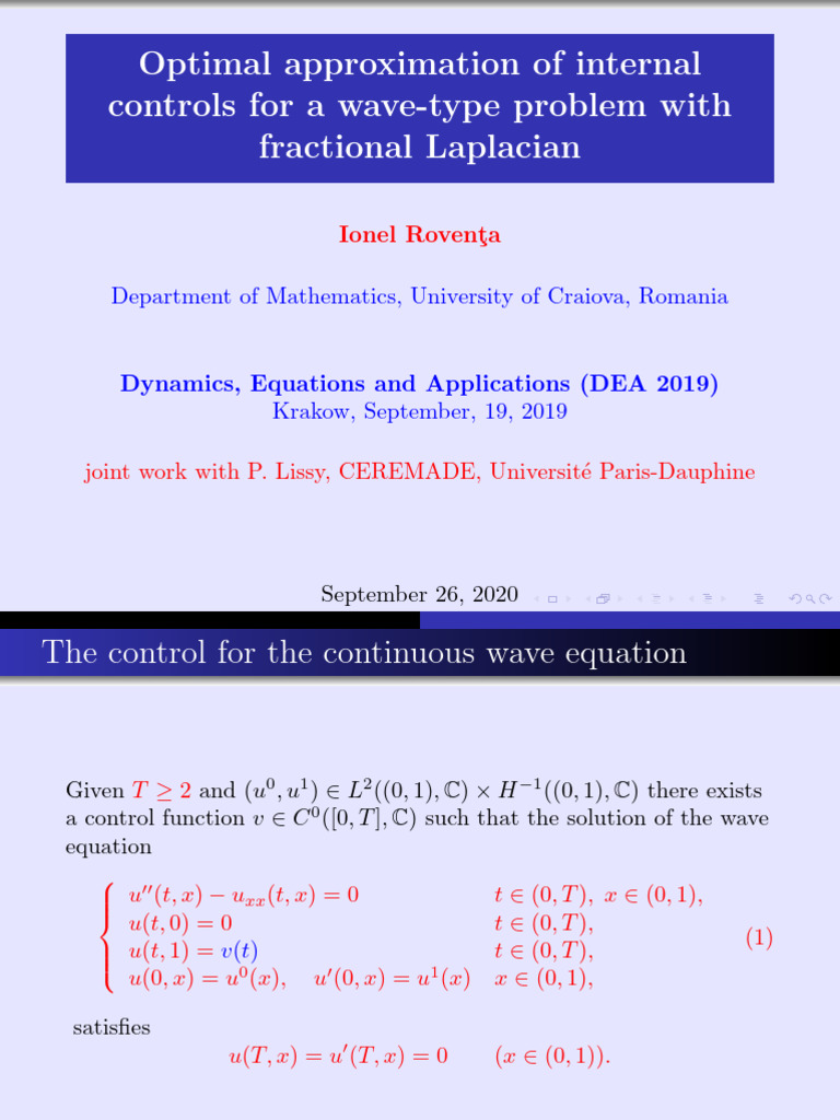 DEA 2019 Krakow | PDF | Eigenvalues And Eigenvectors | Applied Mathematics