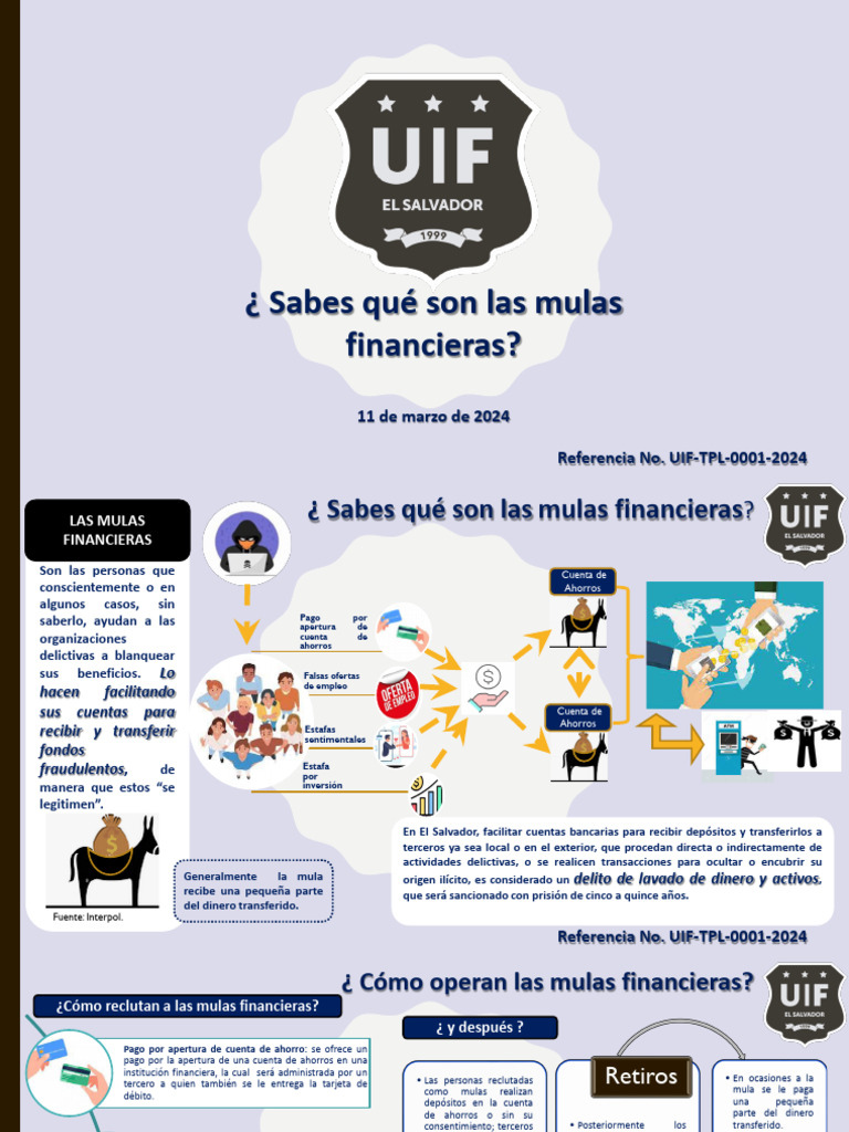 Mulas Financieras | PDF | Tarjeta de débito | Lavado de dinero