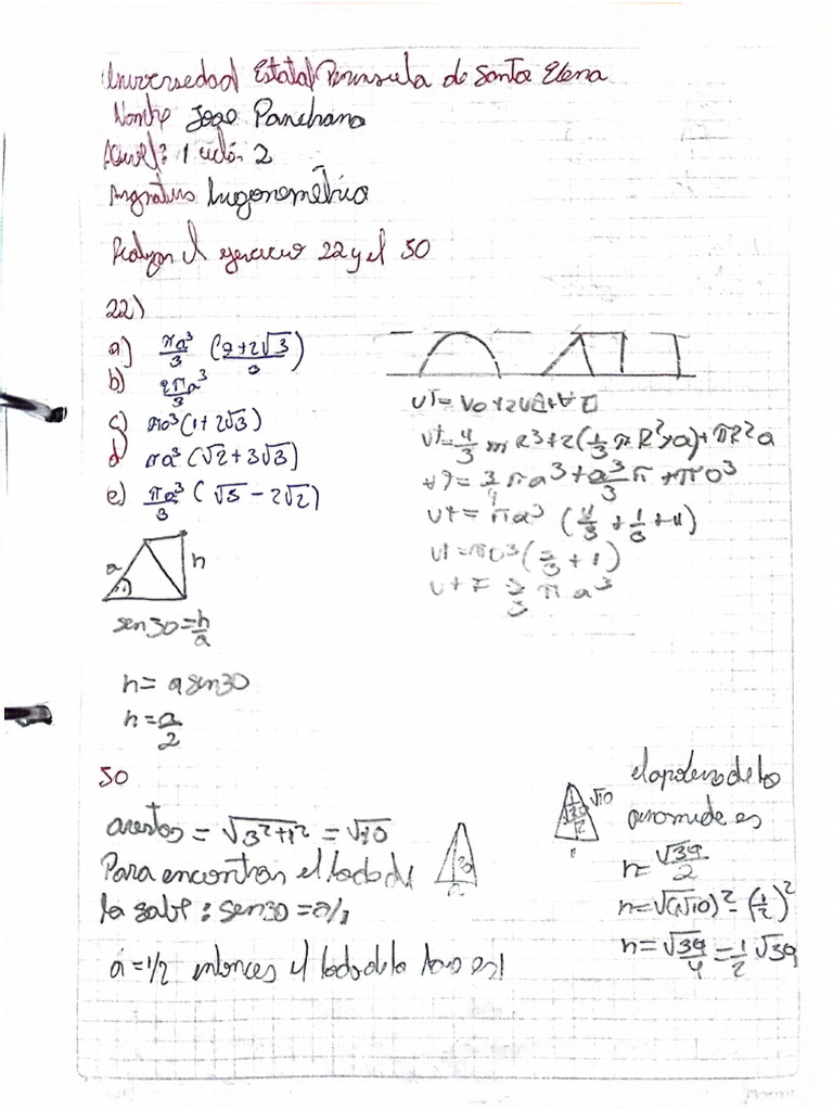 Trigo 2 Ejercicios | PDF