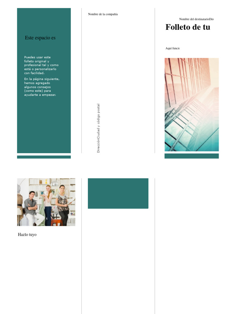 Triptico Ejemplo | PDF | Microsoft Word | Software