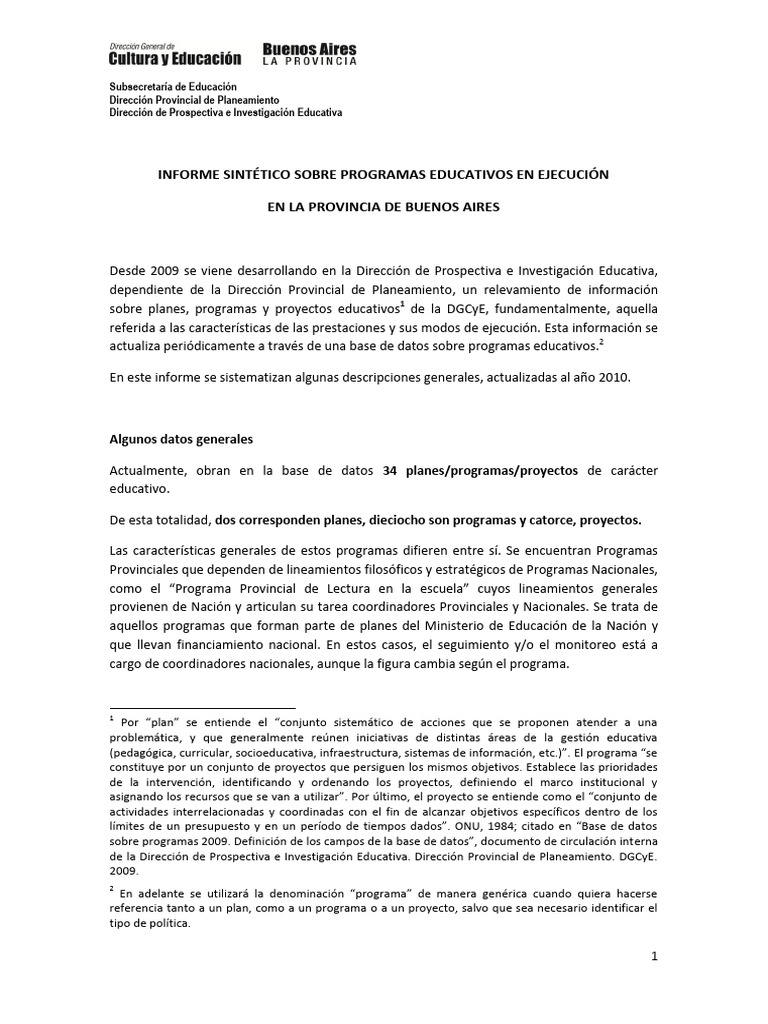 Planes Programas y Proyectos Dgcye | PDF | Planificación | Evaluación