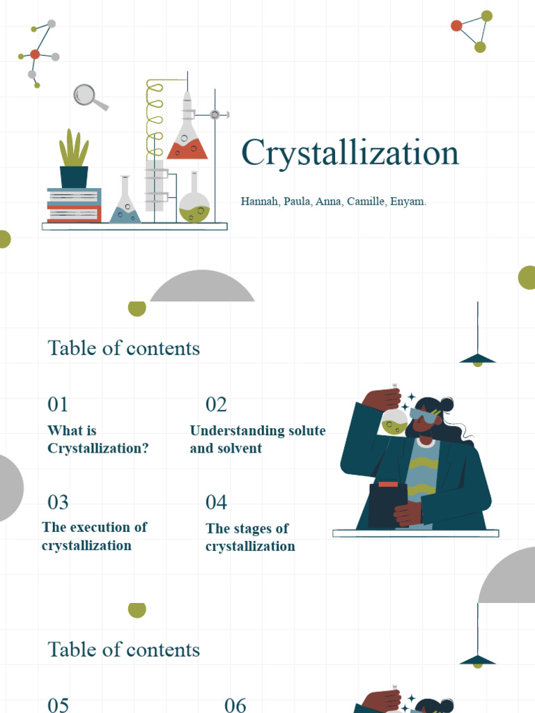Crystallization by Group 3 | PDF | Crystallization | Solubility