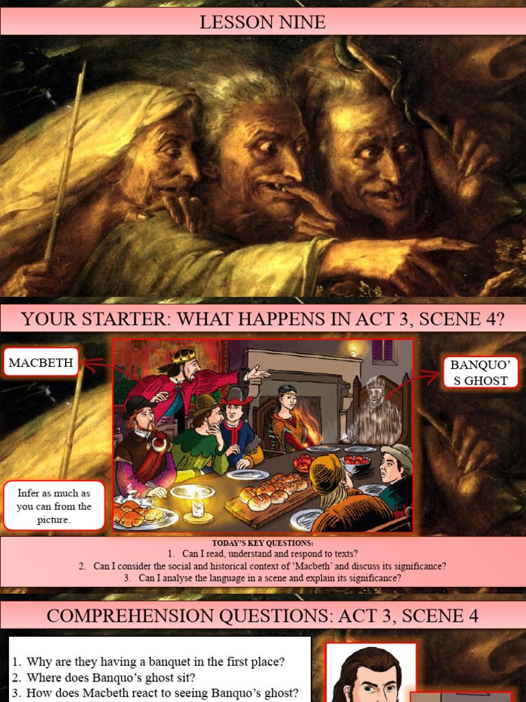Macbeth's Guilt: Banquo's Ghost Scene | PDF | Macbeth