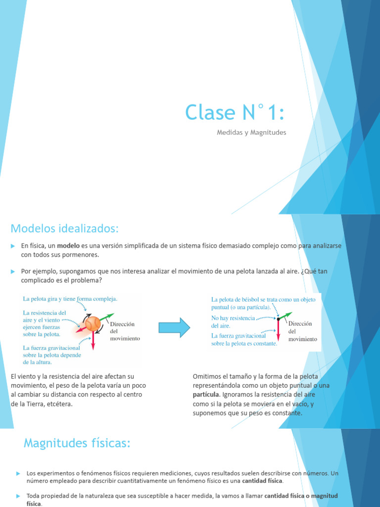 Clase N°1 - Magnitudes | PDF | Vector Euclidiano | Matemáticas