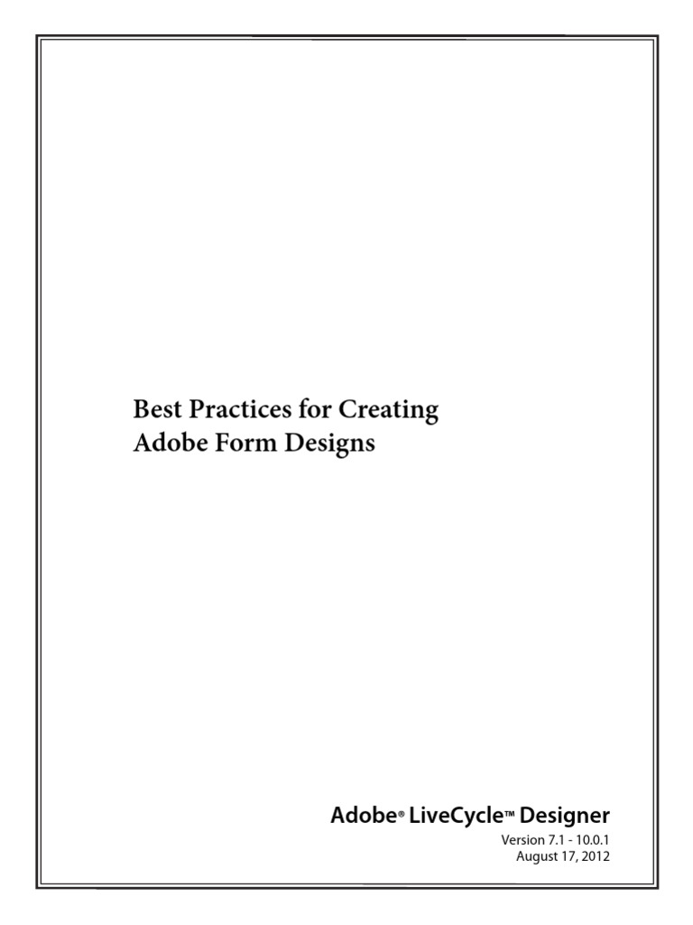 Adobe Forms Lesson | PDF | Xml | Scripting Language Adobe Forms Lesson | PDF | Xml | Scripting Language
