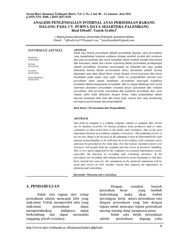 Jurnal Rizal&Yancik | PDF