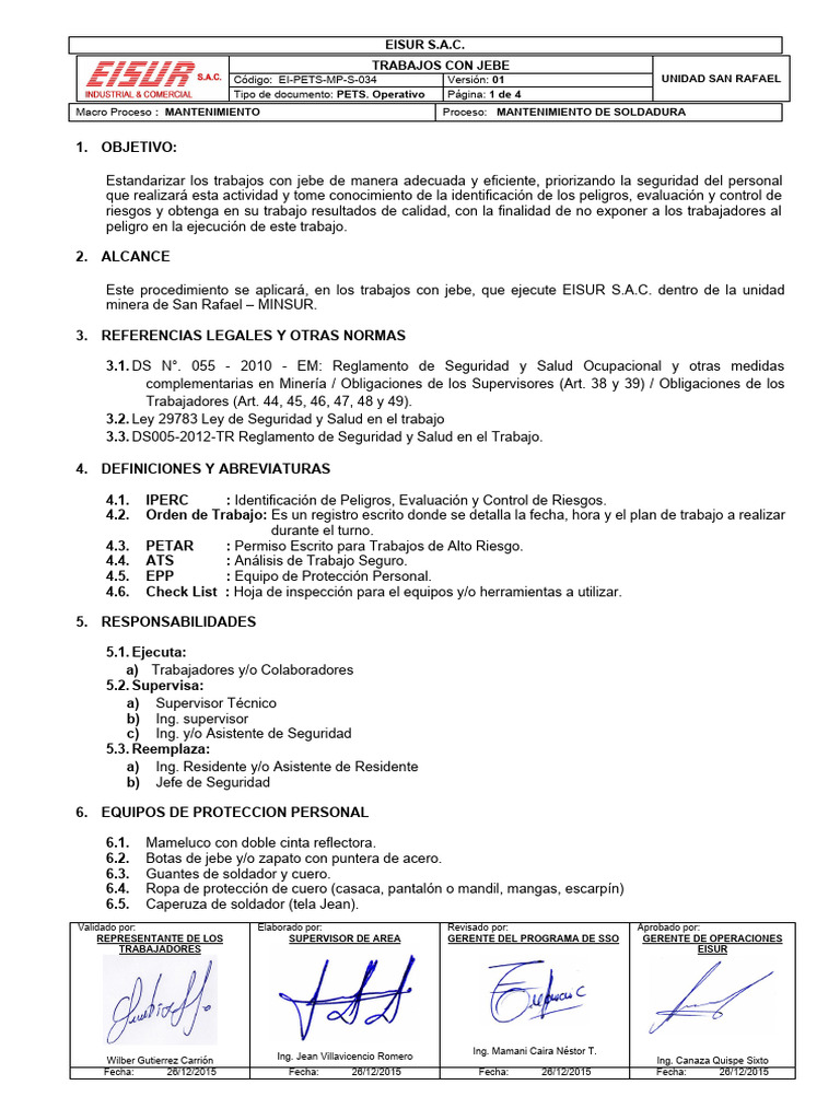 Ei-Pets-Mp-S-034. - Trabajos Con Jebe | PDF | Ventilación (Arquitectura) | Sector secundario de ...
