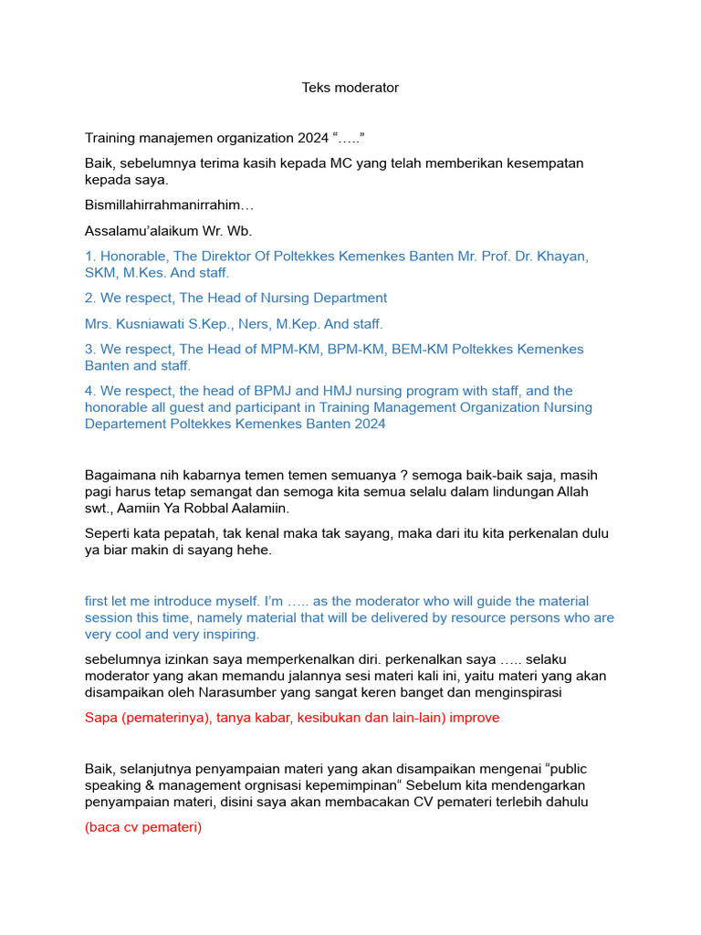 Teks moderator 2024-1 | PDF