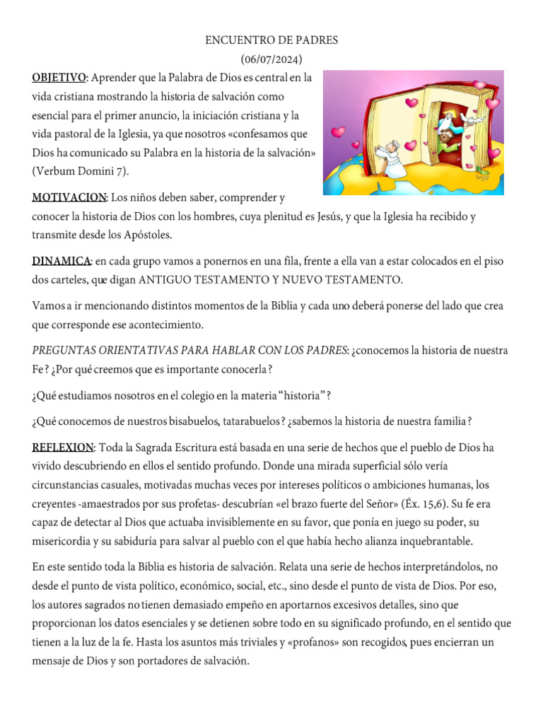 Encuentro de Padres | PDF