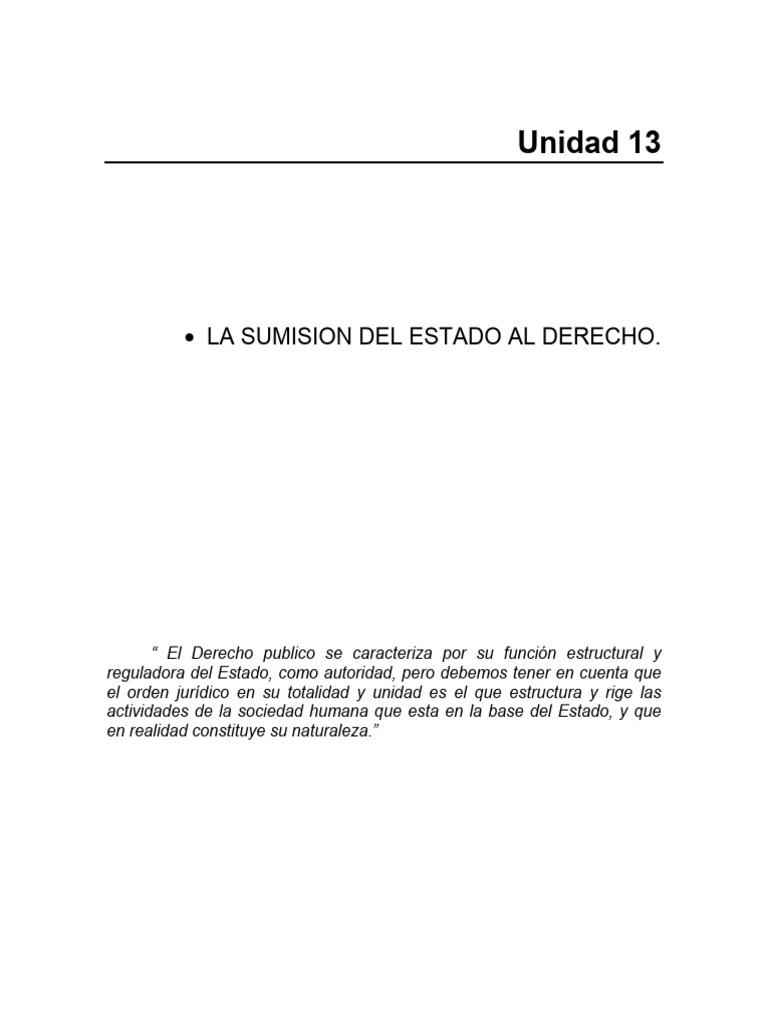 2 Sumisión Del Estado Al Derecho - Presentación | PDF | Estado ...