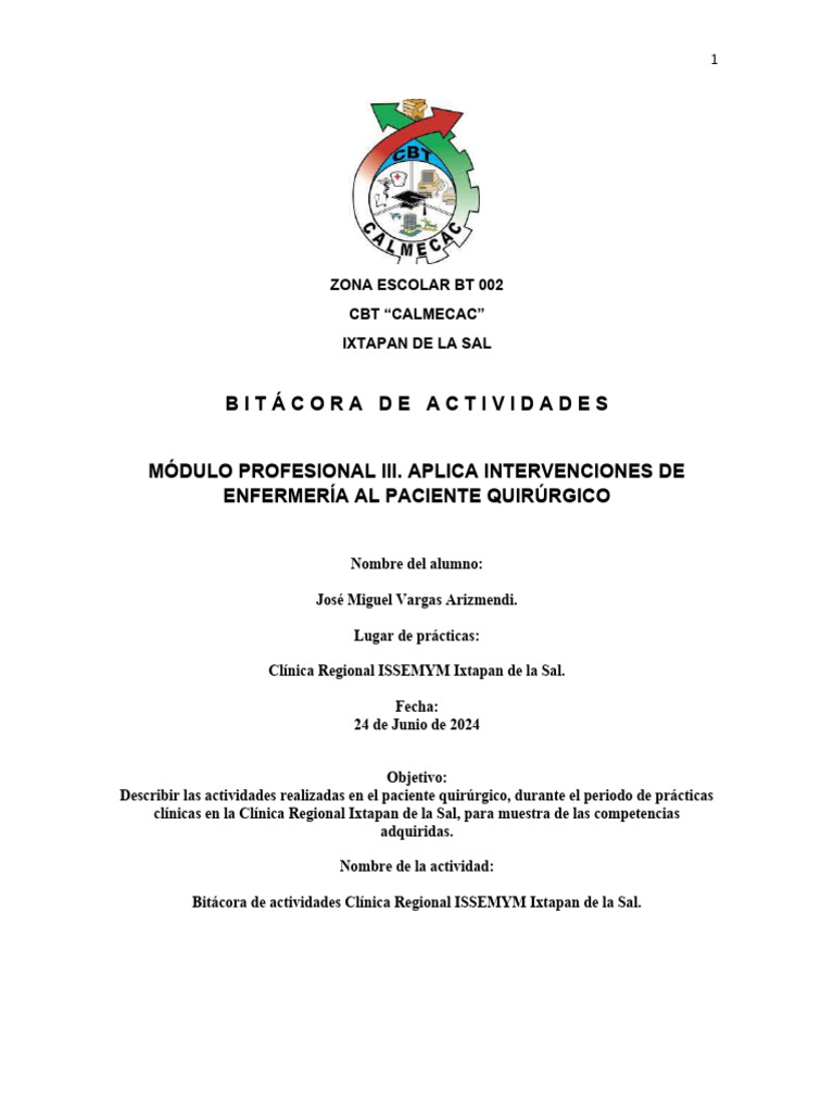 Bitácora Plantilla 050431 | PDF | Presión sanguínea | Diabetes
