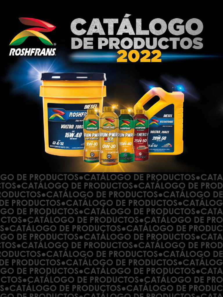 Catalogo Roshfrans | PDF | Lubricante | Materiales