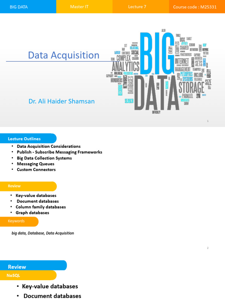 Lecture 7 - Data Acquisition | PDF | Information Technology Management | Distributed Computing ...