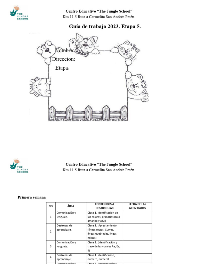 Guía de Trabajo 2023 Keyrin | PDF