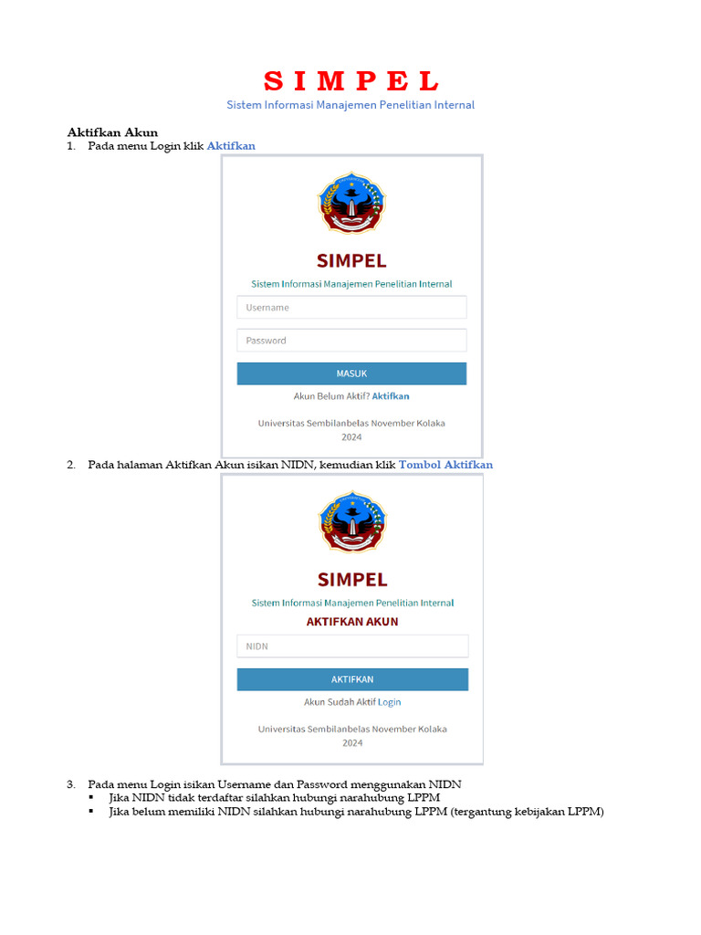 Panduan SIMPEL | PDF | Bisnis