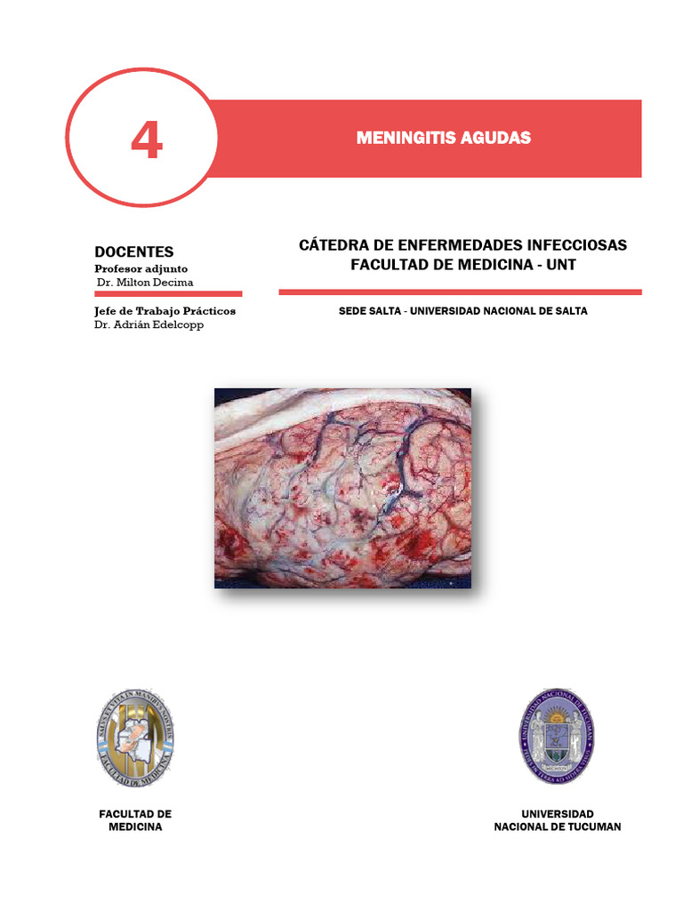 Practico 4 Meningitis-Agudas | PDF | Meningitis | Especialidades Medicas