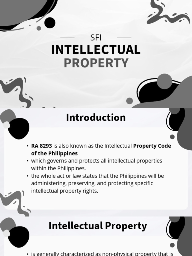 06 SPI - Intellectual Property | PDF | Intellectual Property | Patent
