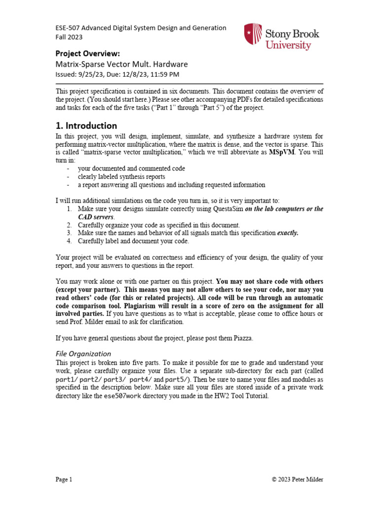 Proj Overview | PDF | Matrix (Mathematics) | Linear Algebra