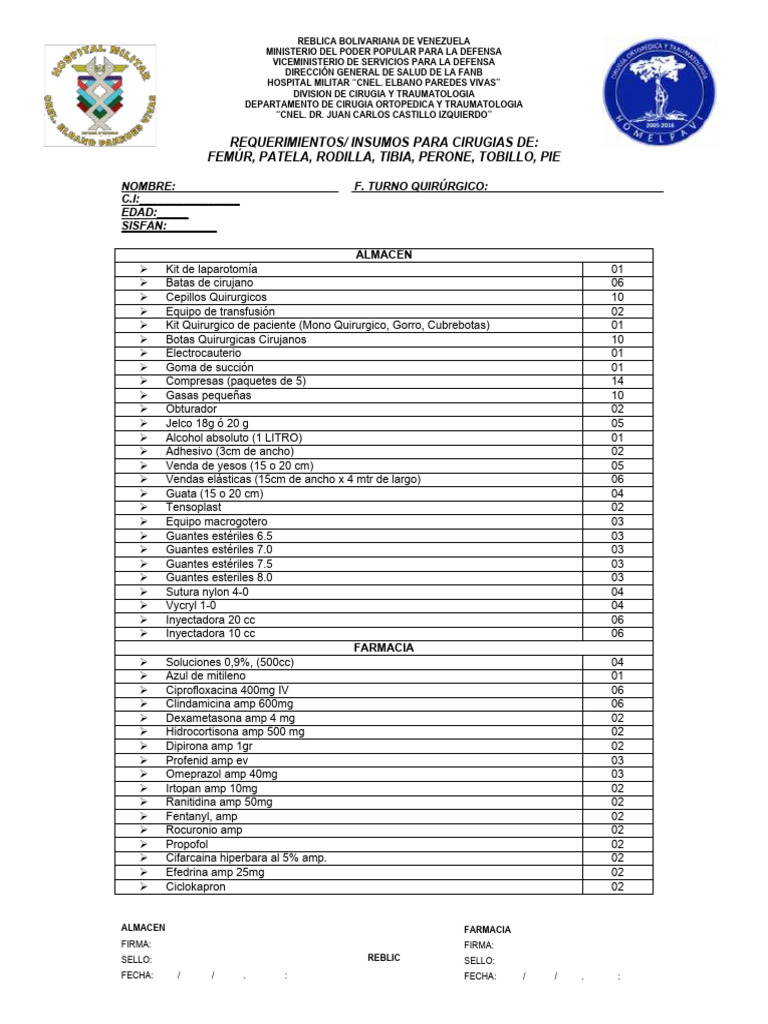 XTrauma REQUERIMIENTOS GENERALES 23 | PDF