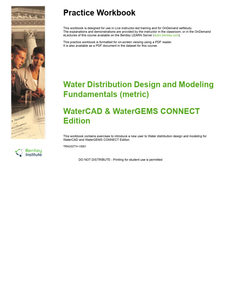 Water Distribution Design and Modeling Fundamentals TRNC02774 1 0001 ...