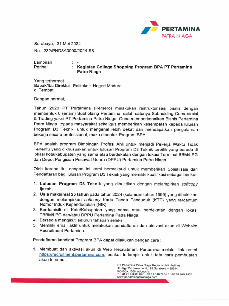 Politeknik Negeri Madura | PDF