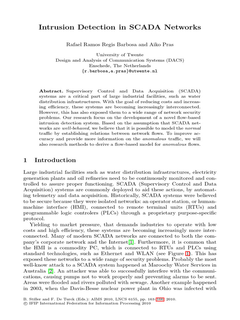 Fulltext | PDF | Scada | Computer Network