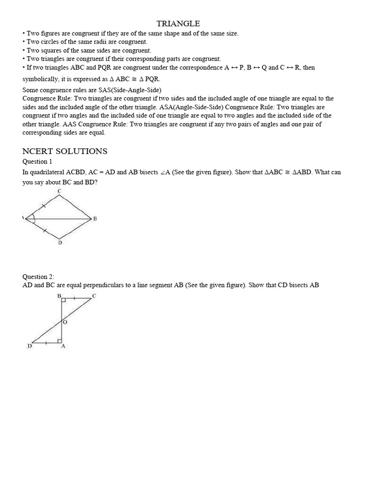 TRIANGLE PART 2 | PDF | Rectangle | Sphere