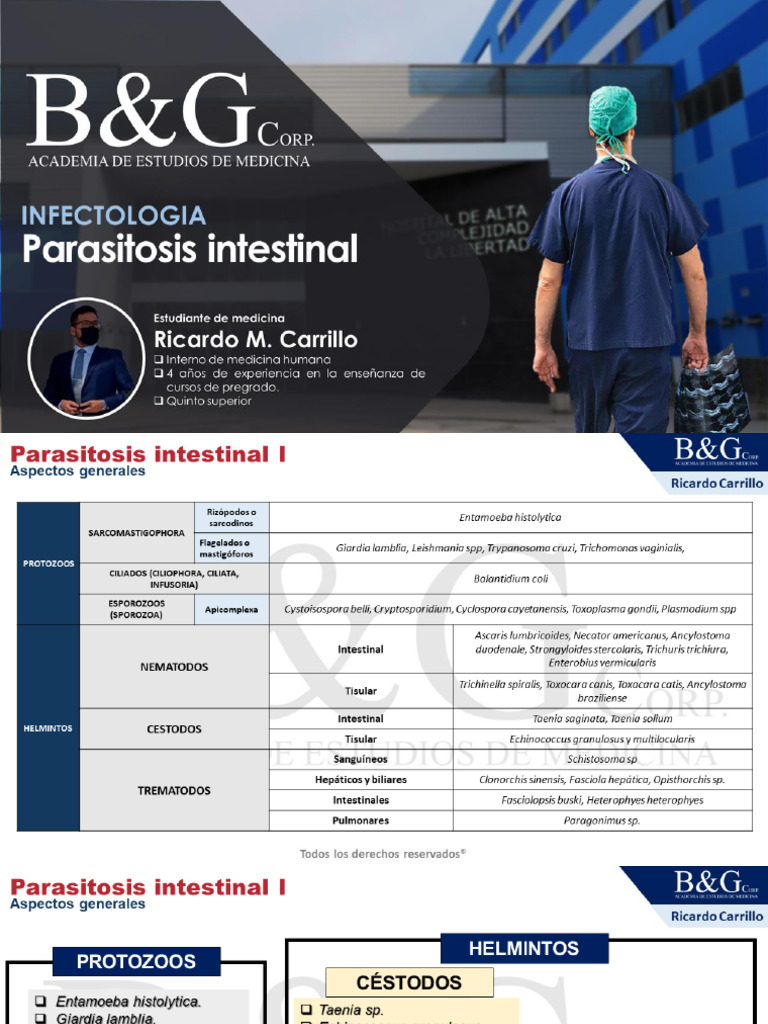 Parasitosis Intestinal I | PDF