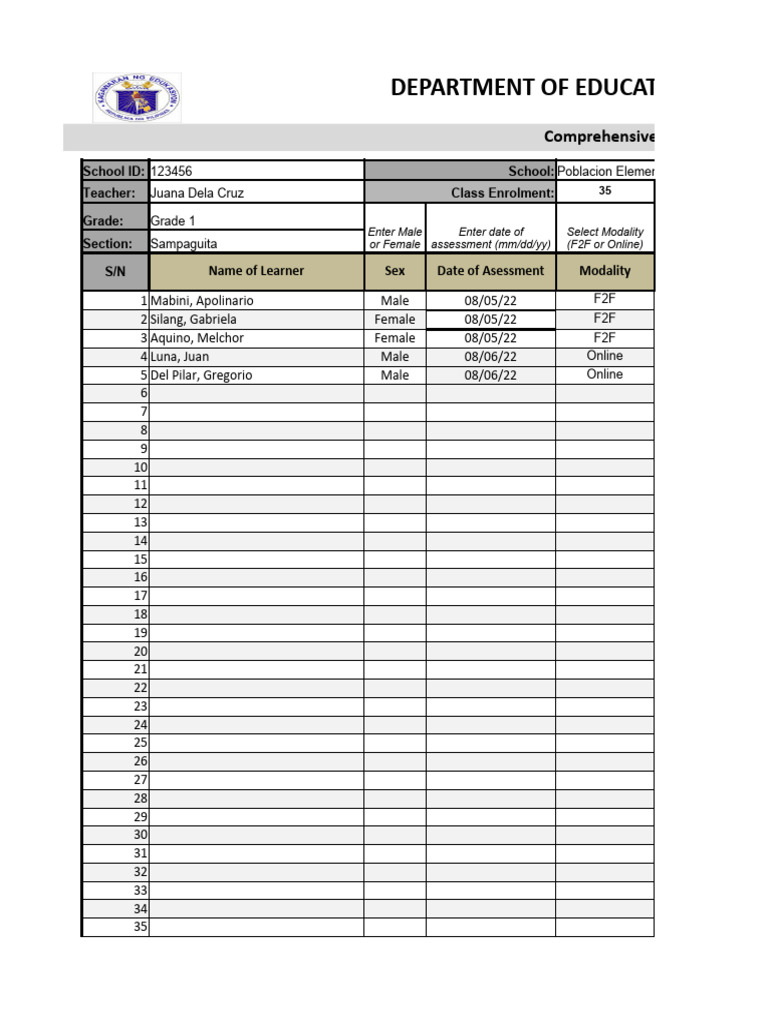 CRLA Assessment Scoresheets for Grades 1-2 | PDF | Reading (Process ...