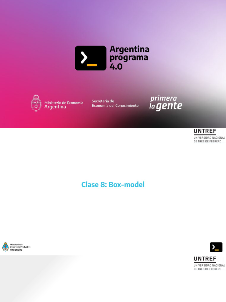 Clase 8 - Box Model | PDF | HTML | Desarrollo web
