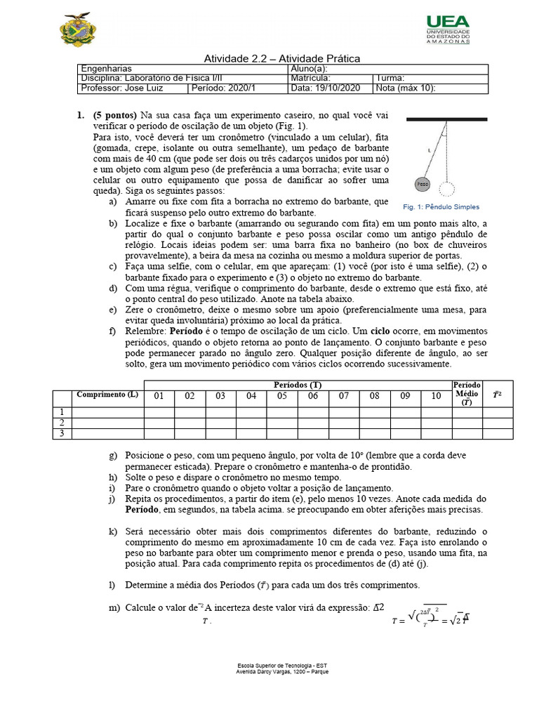 Atividade 2-2 - Ajuste de Curvas - Regressão Linear (Nota Maxima 10) | PDF | Tempo